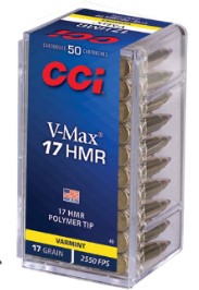 CCI 17HMR 17GR V-MAX 2550FPS C49