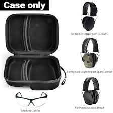 SLIM ELECTRONIC EARMUFF/GLASSES STORAGE CASE